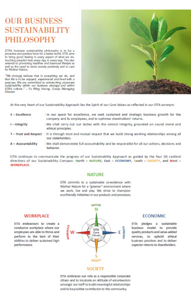 Sustainability Statement – Eita