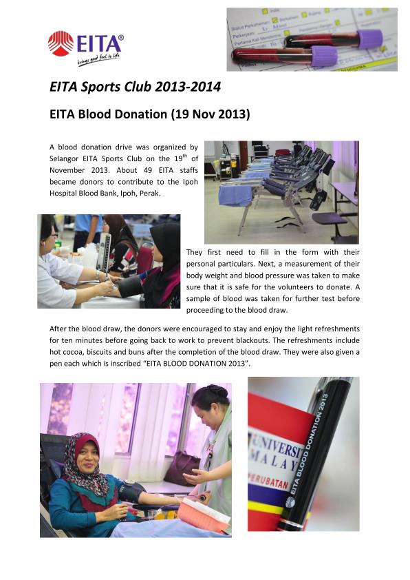 EITA Blood Donation – Eita